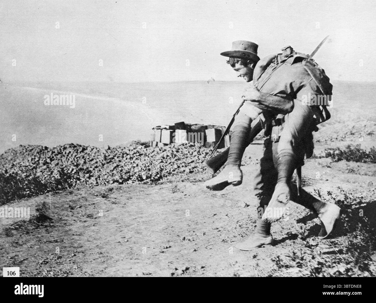 Gallipoli australian carrying hi-res stock photography and images - Alamy