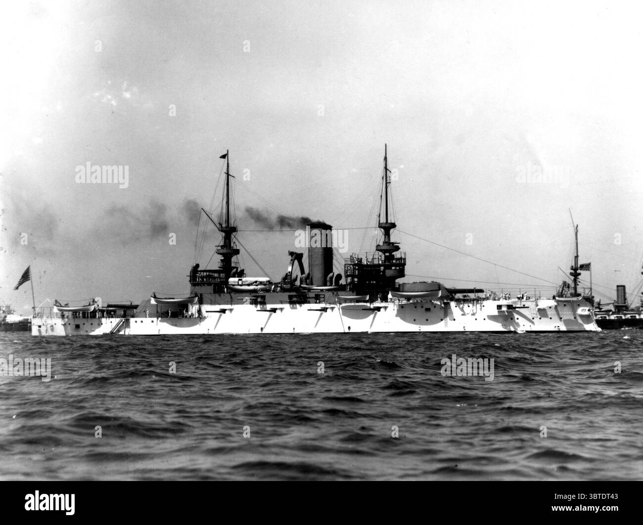 USS Illinois (BB-7), the second ship of the United States Navy to be ...