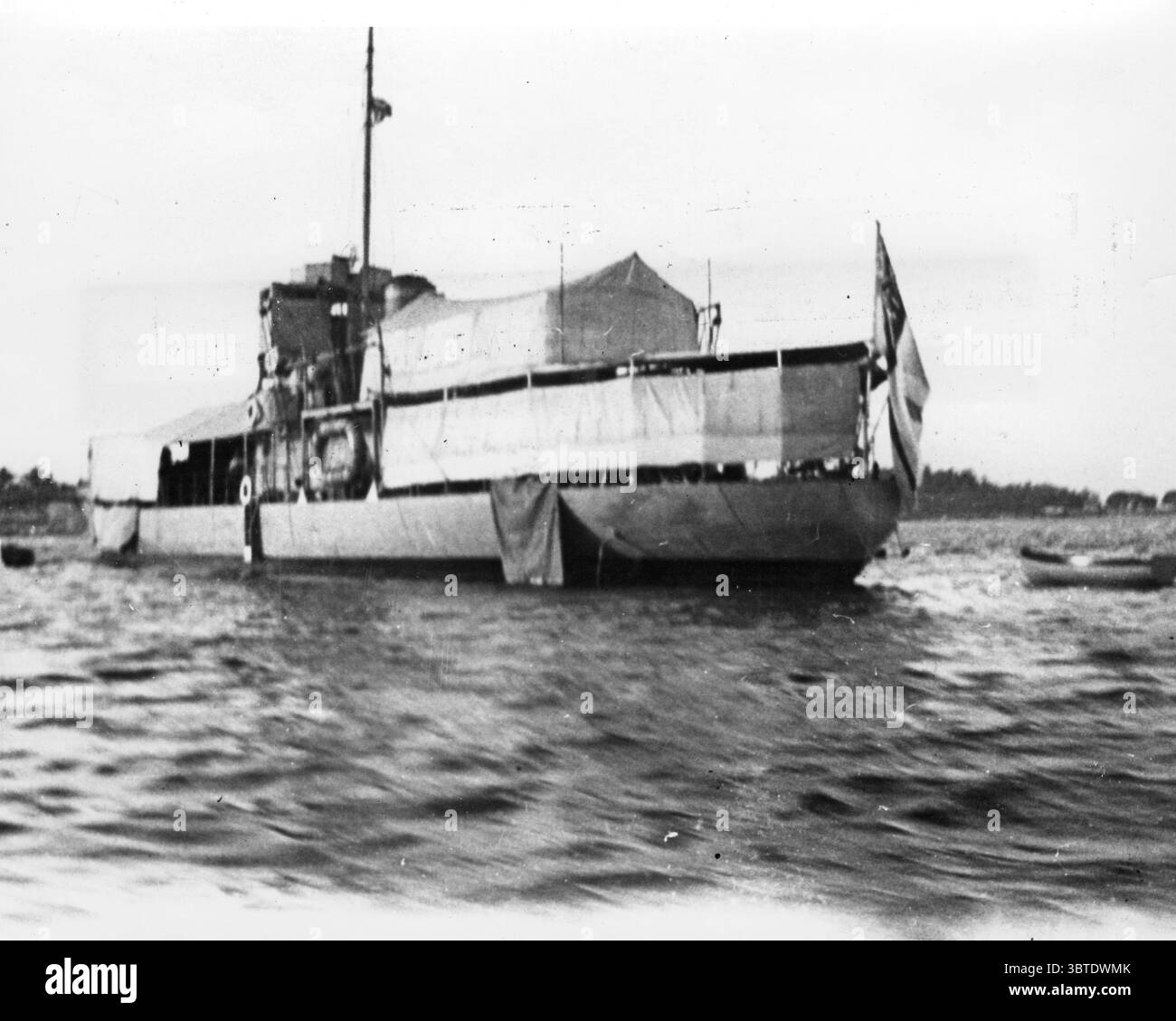 A British Monitor in the Suez Canal Stock Photo - Alamy