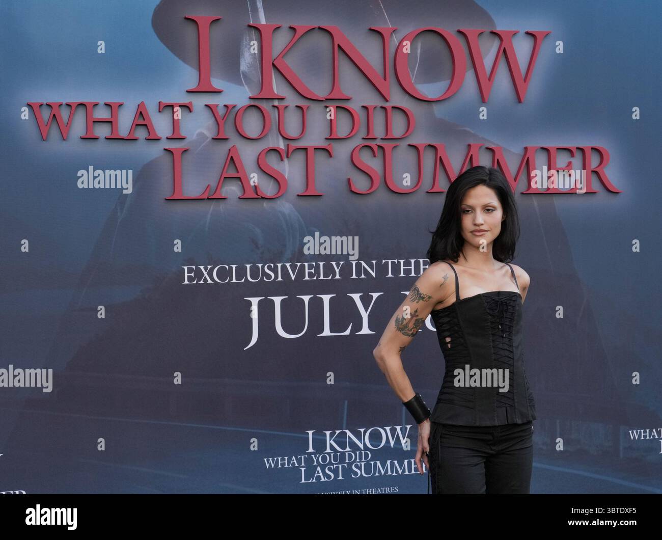 Gabriette Bechtel arrives at the Columbia Pictures' "I KNOW WHAT YOU ...