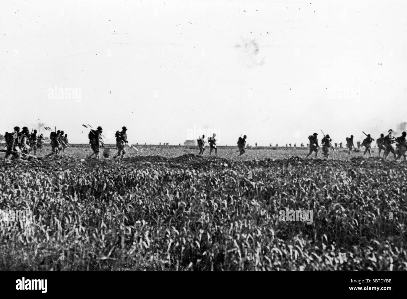 American troops , Western Front . 1918 Stock Photo - Alamy