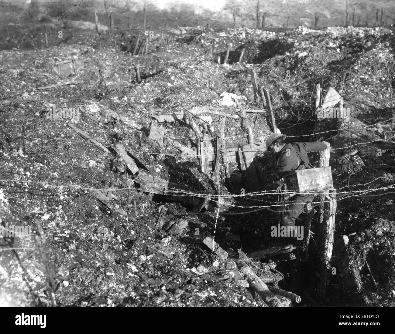 German front line near Black and White Stock Photos & Images - Alamy