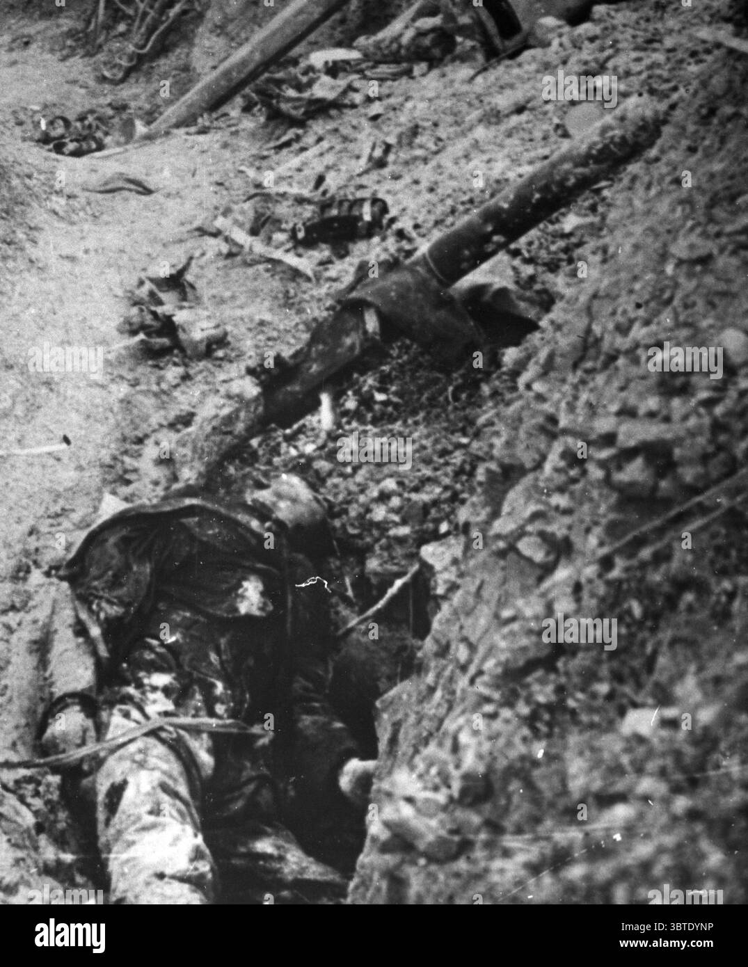 Trench remains Black and White Stock Photos & Images - Alamy