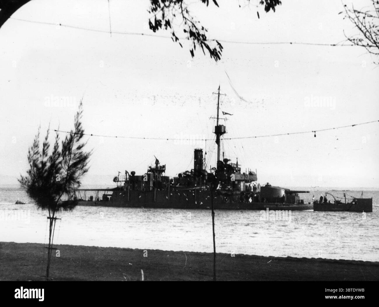 British Monitor Humber off Port Tewfik January 1917 Stock Photo - Alamy