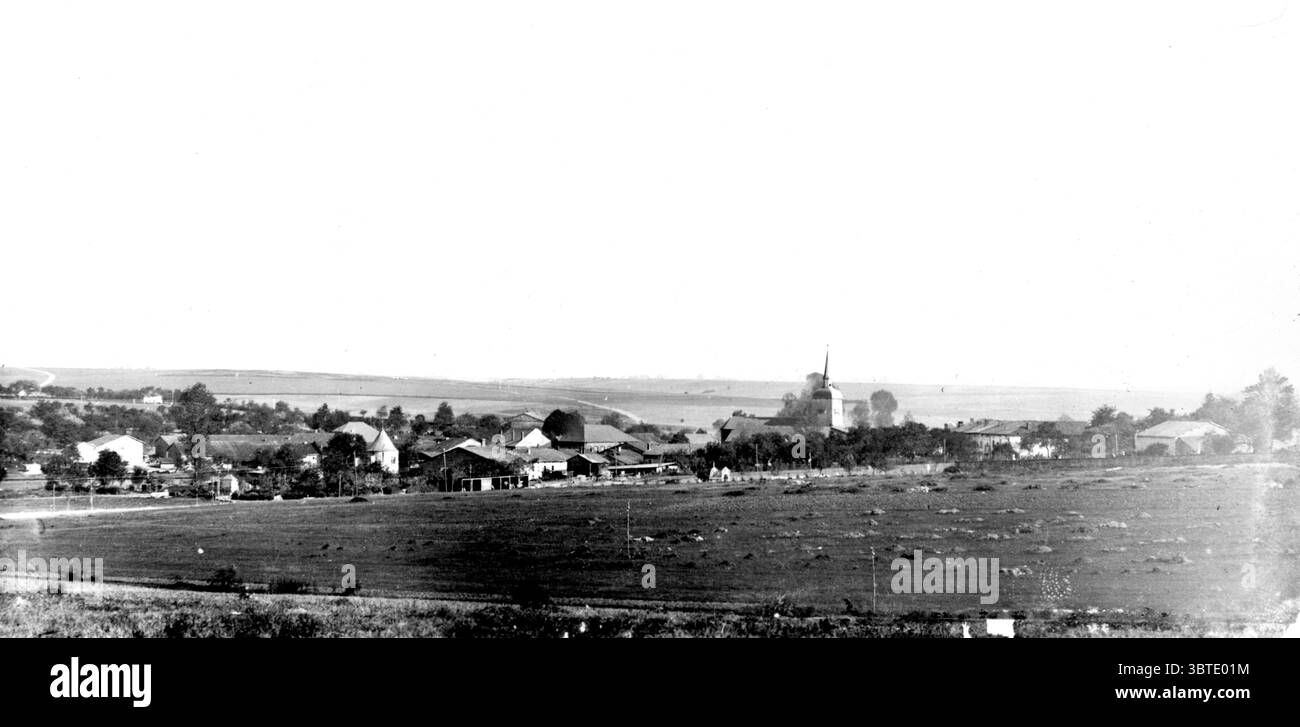 View of a town Black and White Stock Photos & Images - Alamy