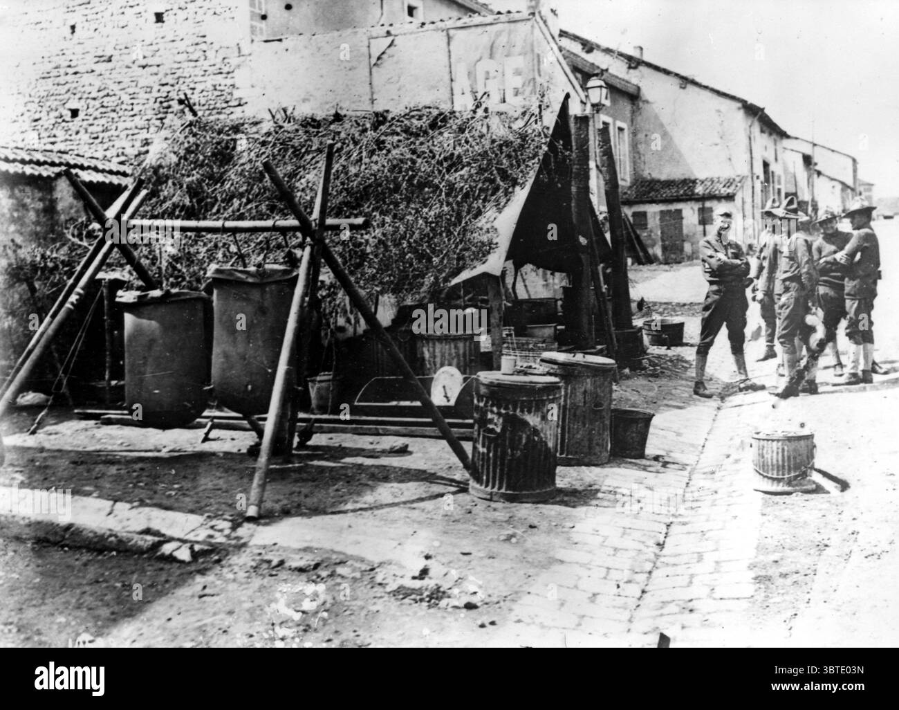 1918 black white american soldiers Black and White Stock Photos ...