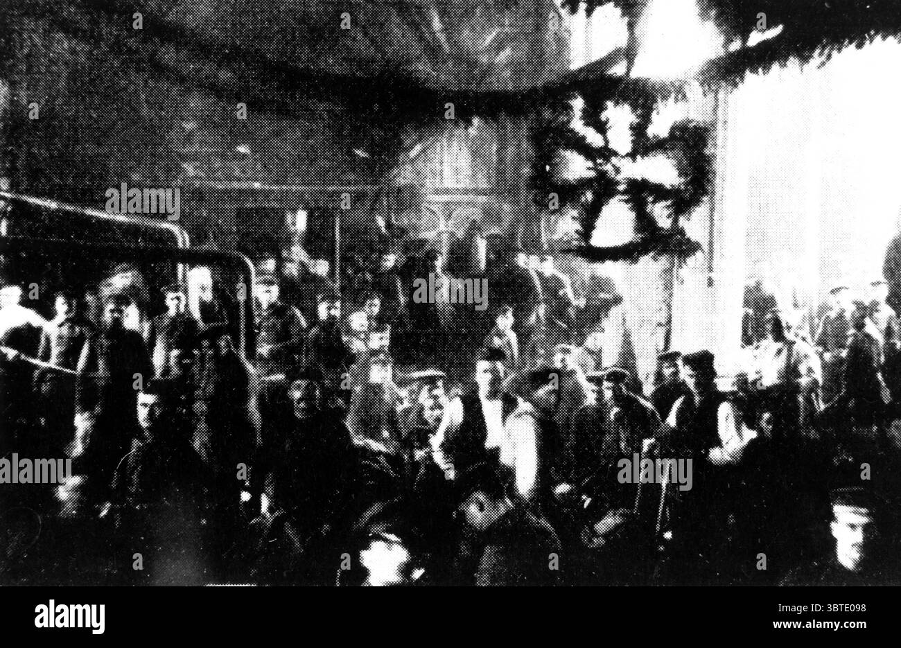 Soldiers quarters in Church , Verdun . 1916 Stock Photo - Alamy