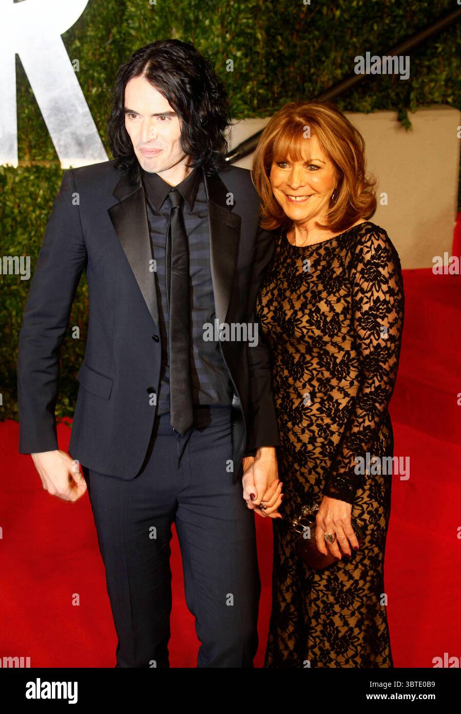 Russell Brand with his mother Barbara Elizabeth at the Vanity Fair ...