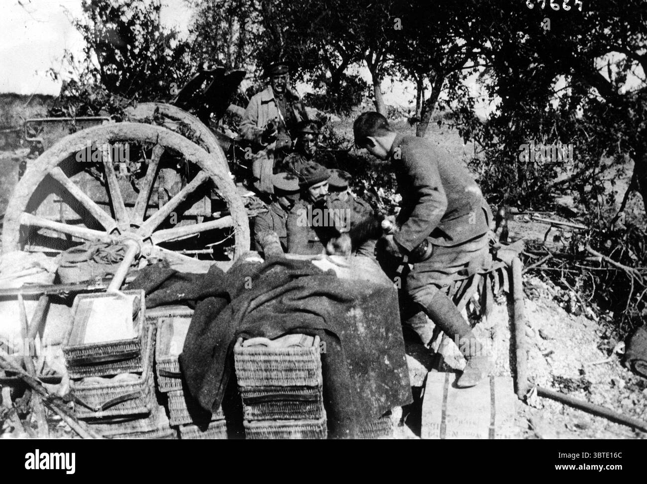 British communication trench . 1914 - 1918 Stock Photo - Alamy
