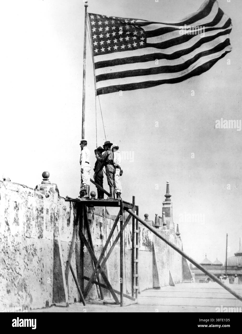 One american flag Black and White Stock Photos & Images - Alamy