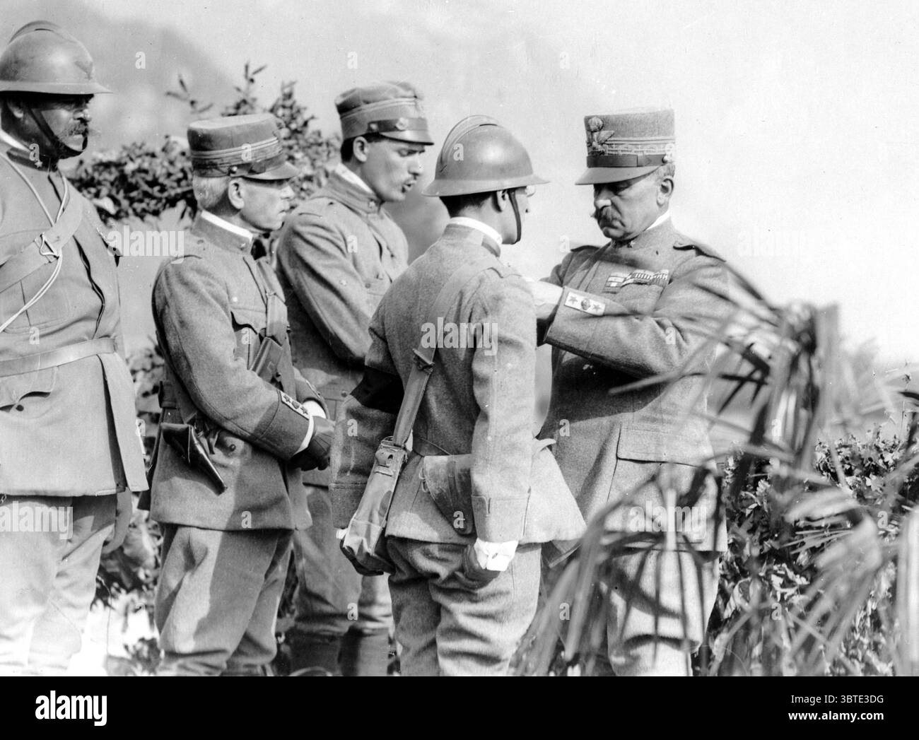 The army commander pinning medals on for valour Medal for Military ...
