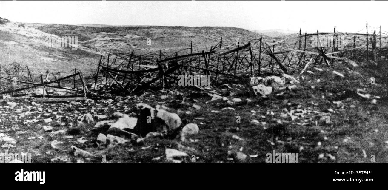 Doberdo Towards the end, the ridge of the enemy positions with ...