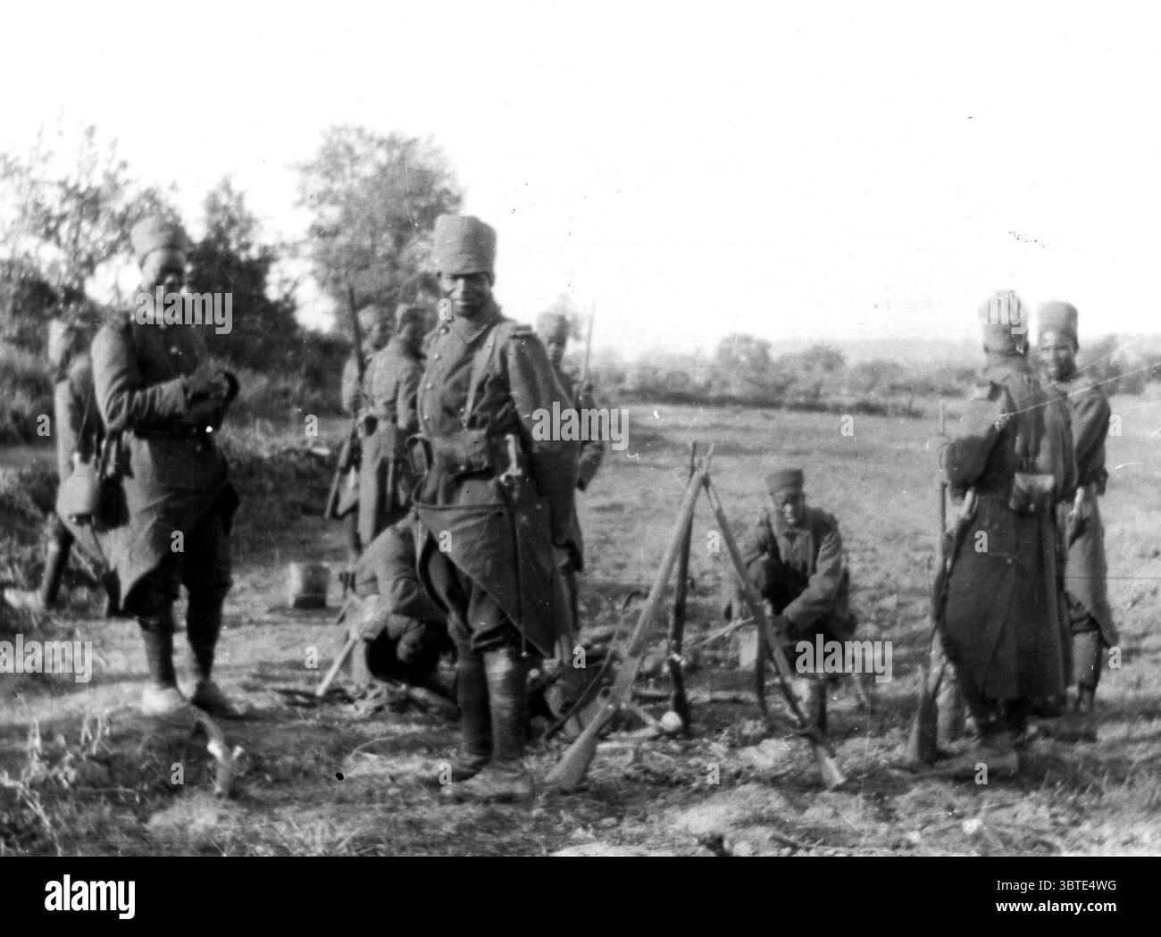 French Senegalese troops just behind the front line . Gallipoli . 1915 ...