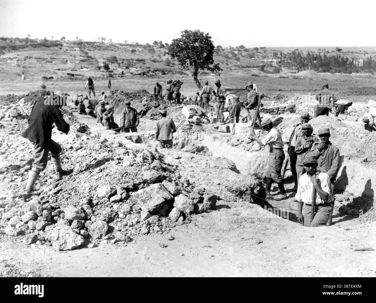 Digging trench ww1 hi-res stock photography and images - Alamy