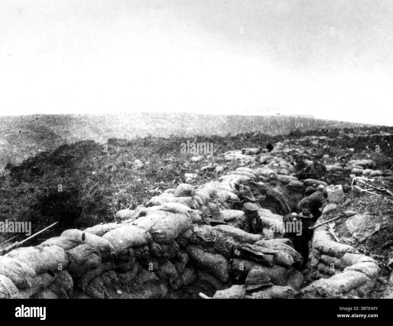 The British Front line trenches , Gallipoli Stock Photo - Alamy