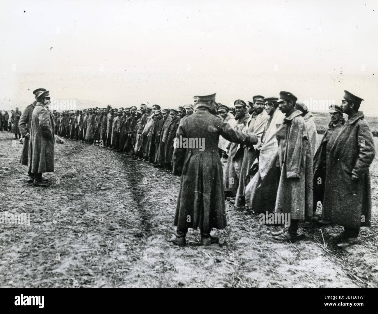 Battle of Monastir . Bulgarian prisoners captured by the Franco-Serbian ...
