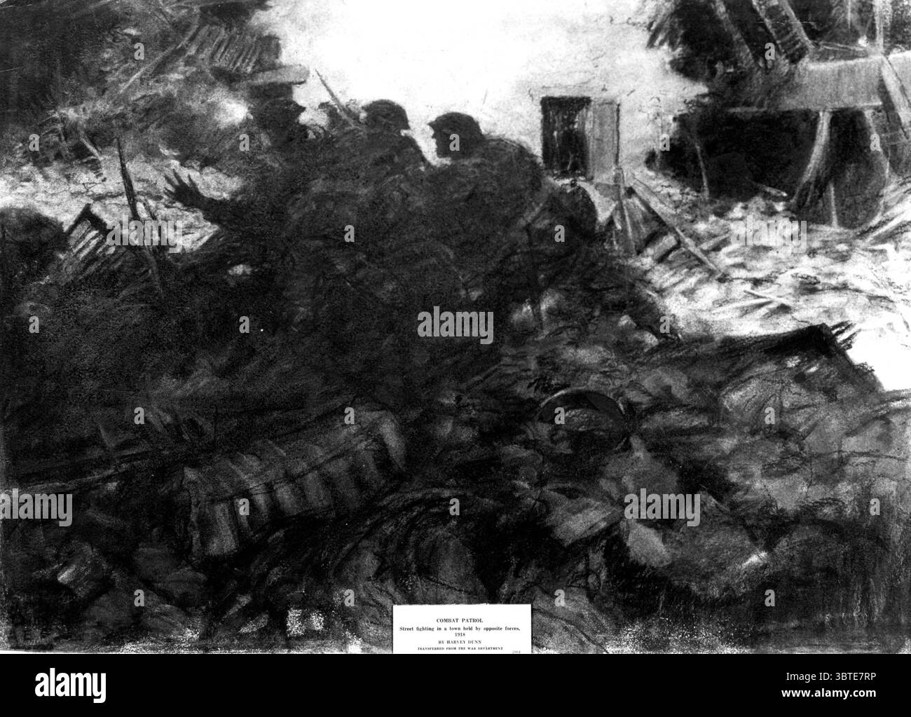 Combat Patrol Street fighting in a town held by opposite forces 1918 ...
