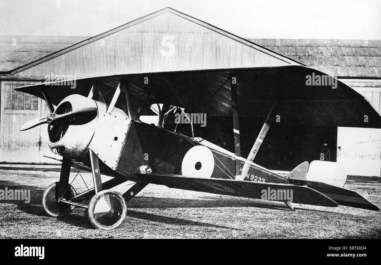 Nieuport XII . The two seater fighter reconnaissance biplane with a 110 ...