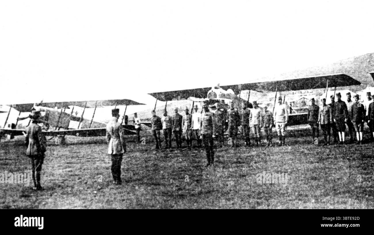 World War One - Aviation Review of first Serbian airplane squadron on ...