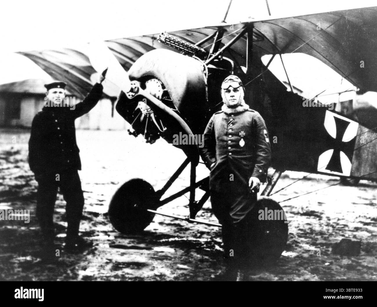 World War One - Aviation Otto Augst with his Pfalz E.III The Pfalz E ...