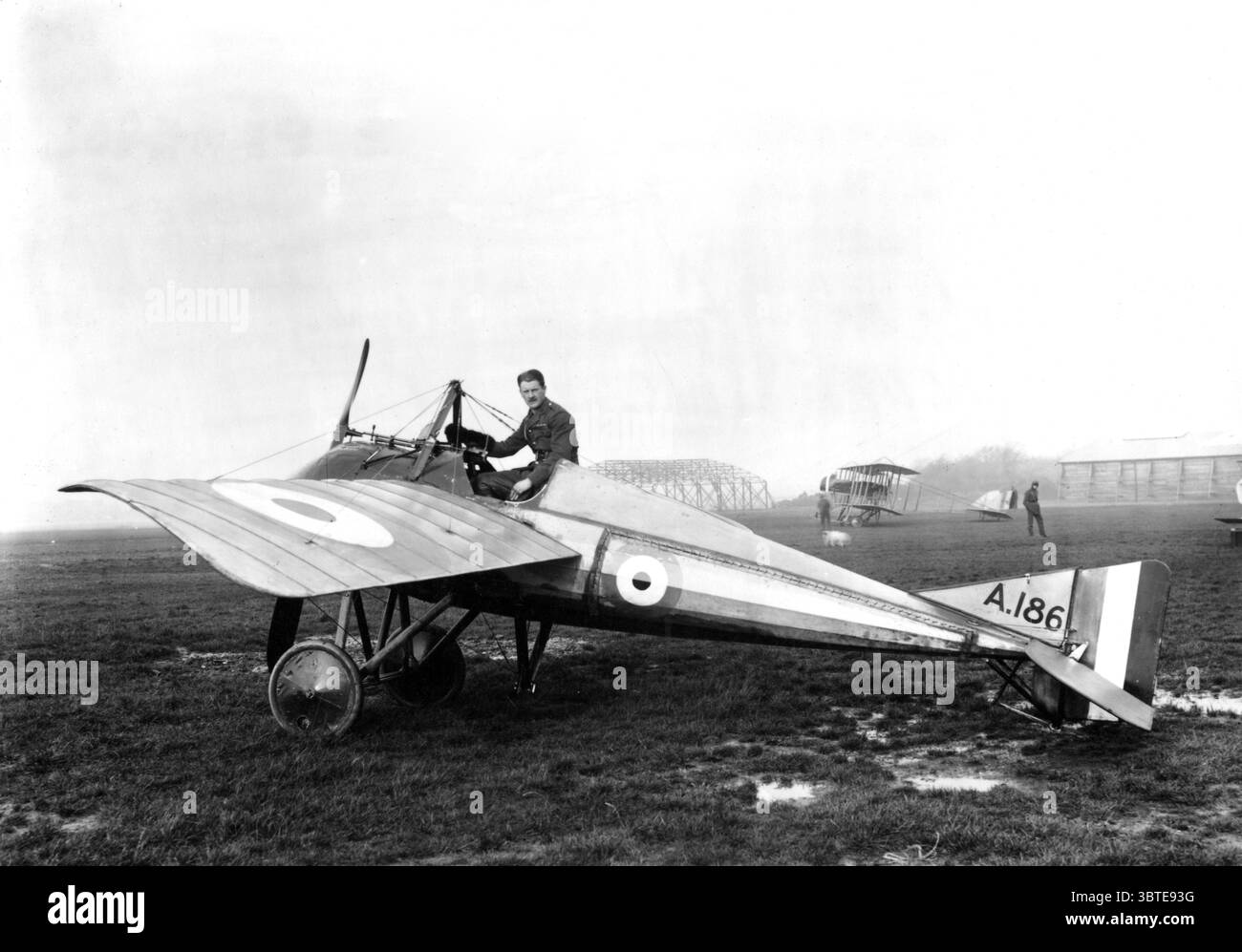 World War One - Aviation A Morane-Saulnier N Parasol, a French ...