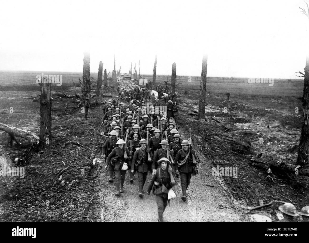 World War One - Western Front The German retreat to the Hindenburg Line ...