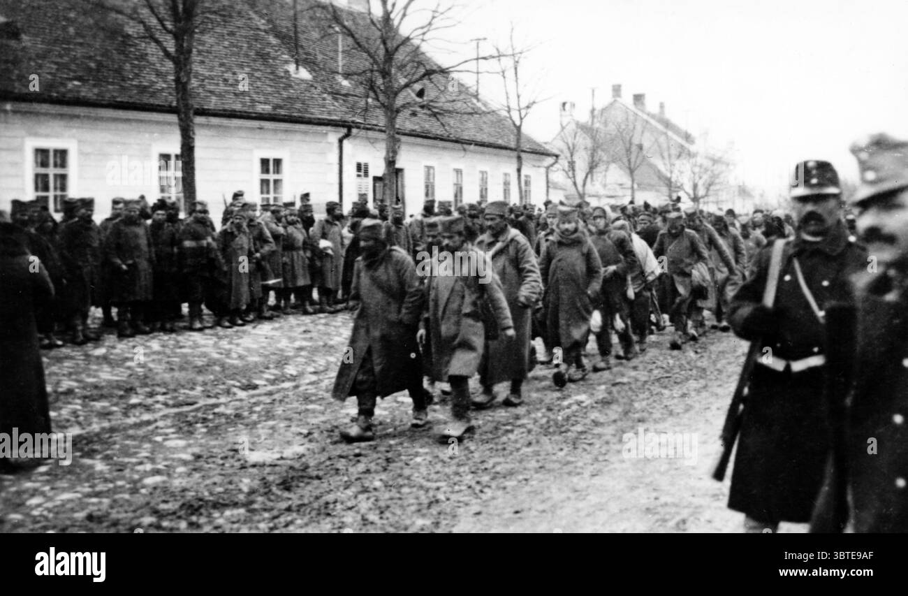 Captured Serbs on the Balkan Front in WWI Stock Photo - Alamy