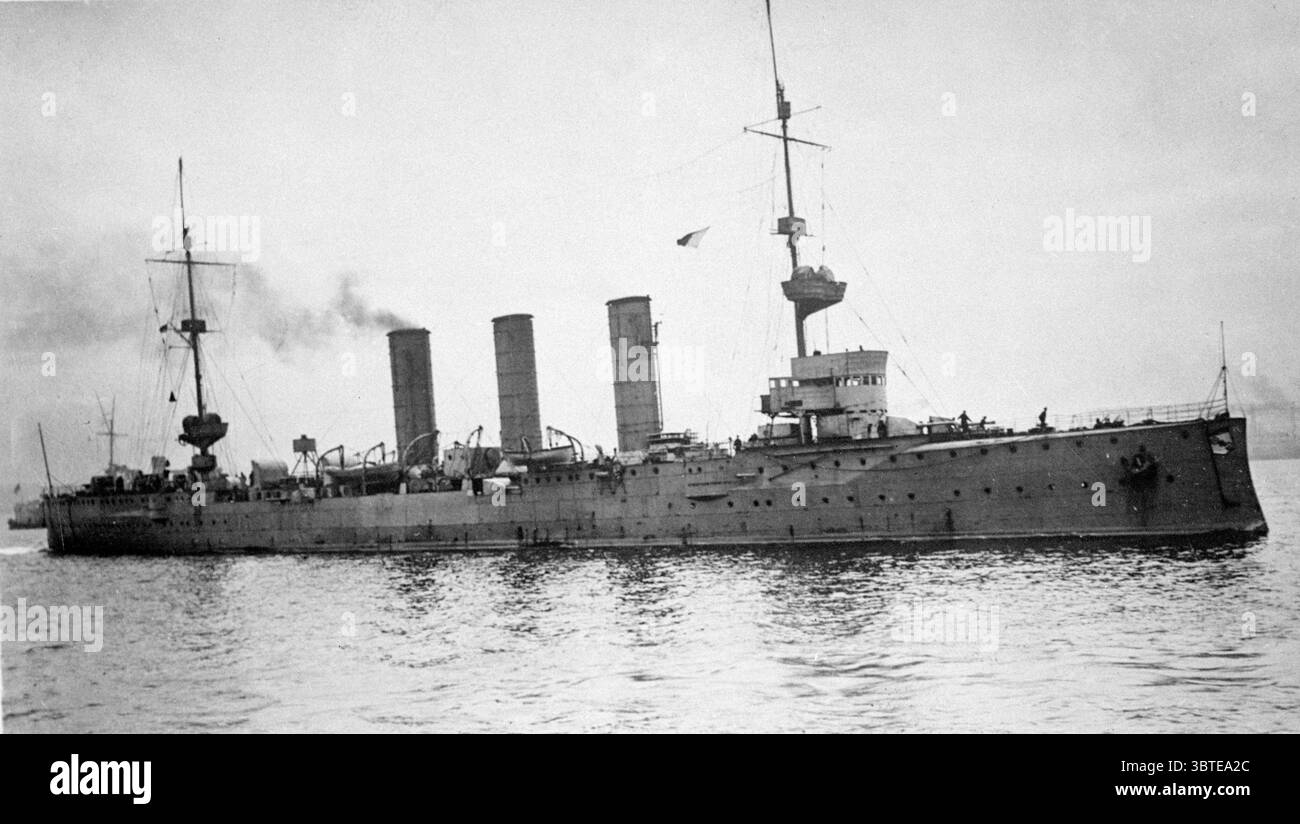 German Imperial Navy . S MS Mainz - was a light cruiser of the Kolberg ...