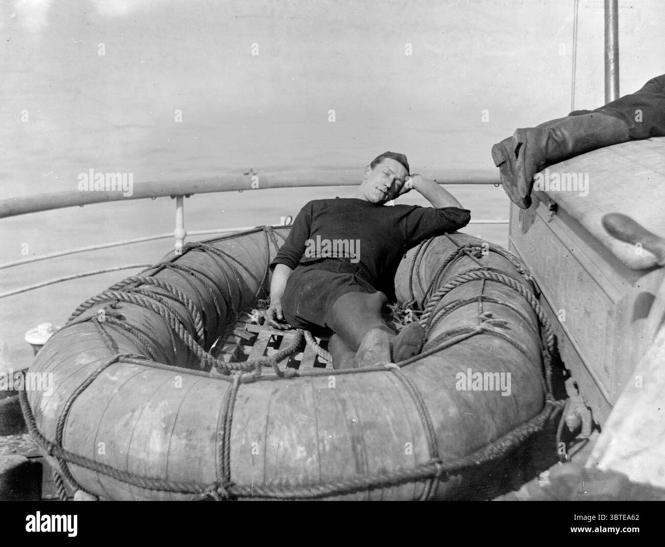 Our first torpedo boat destroyer Black and White Stock Photos & Images ...
