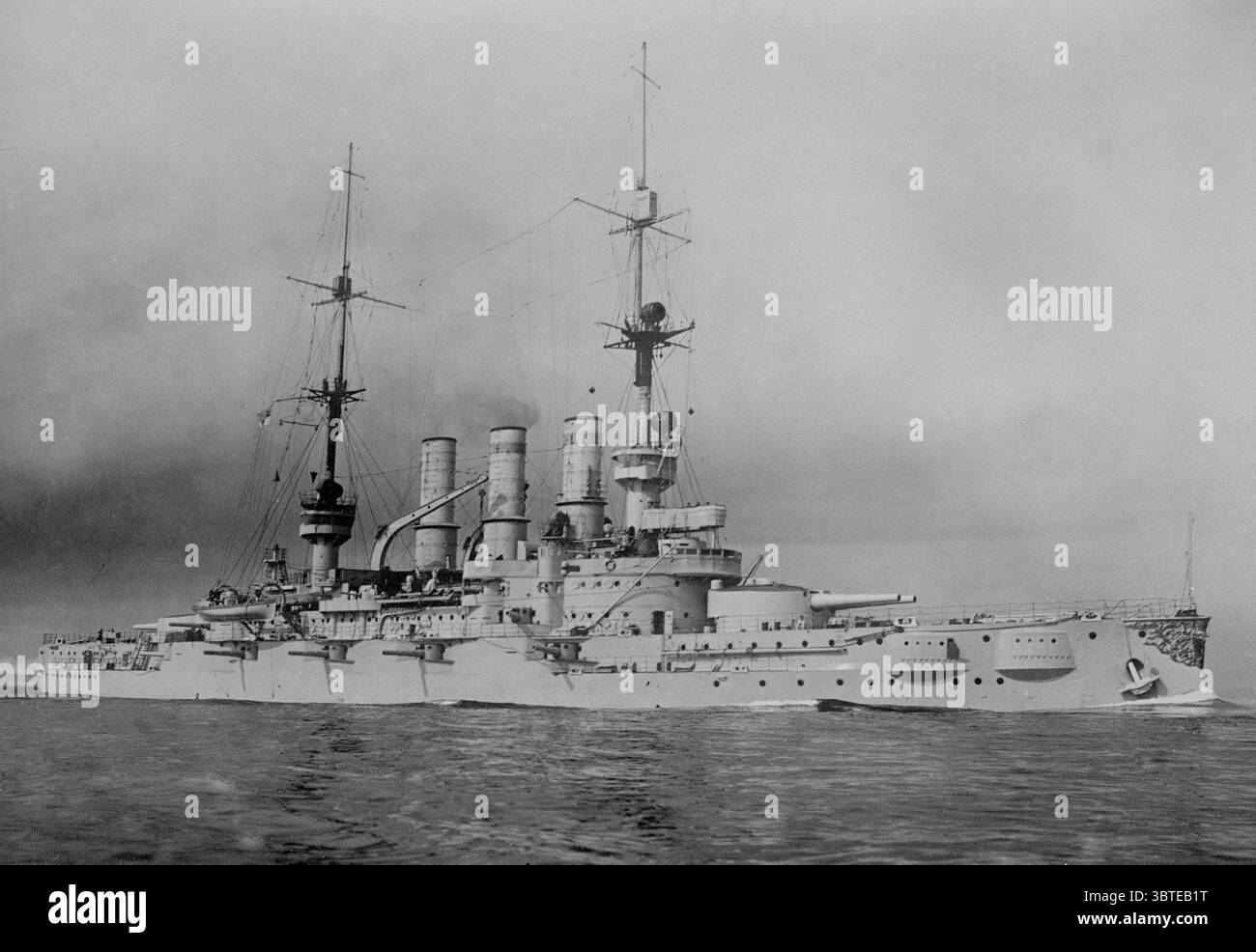 German Imperial Navy . SMS Schlesien - a pre - dreadnought battleship ...
