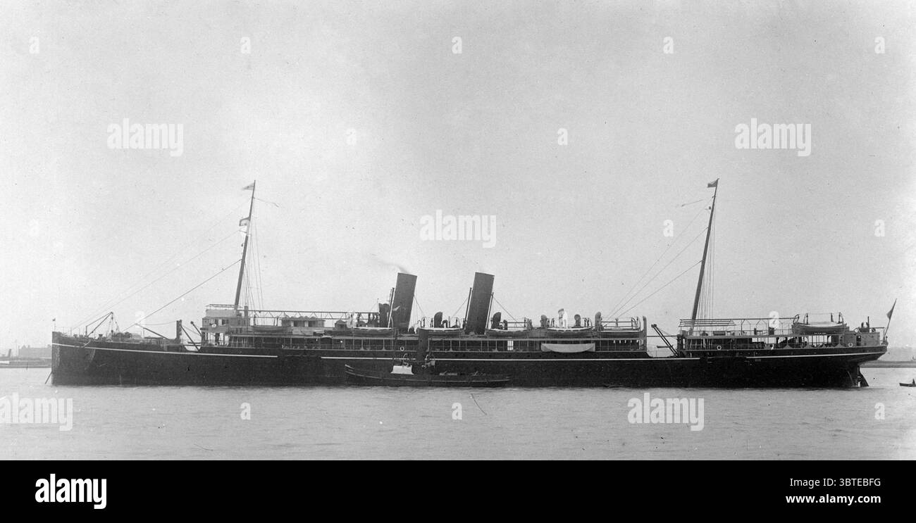 Royal British Navy . HMS Persia . 1914 Stock Photo - Alamy