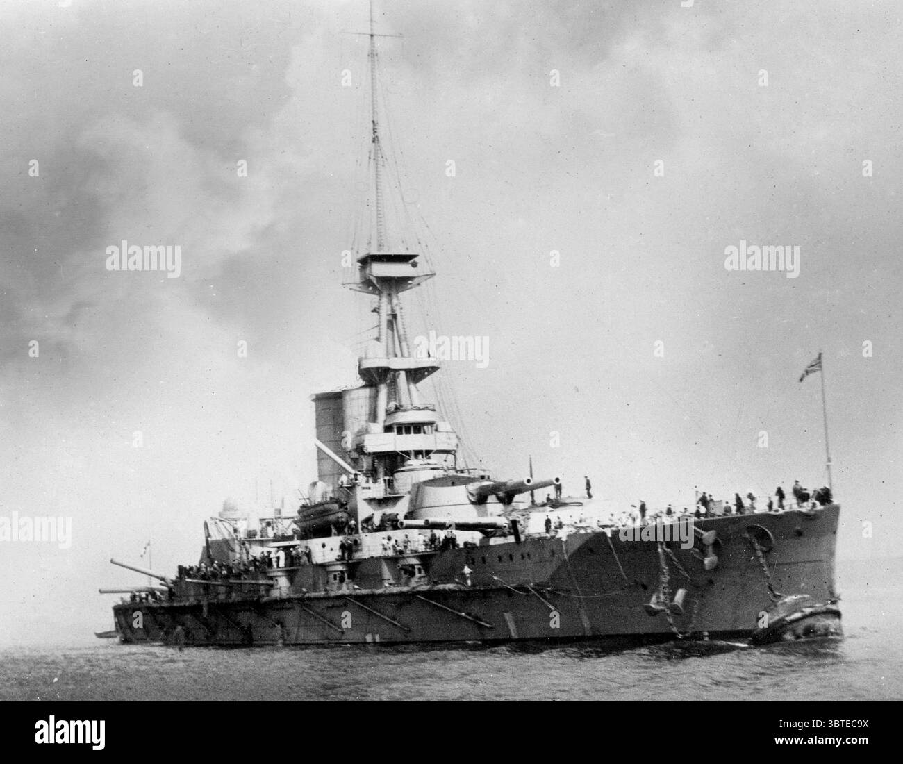 HMS Erin of the Royal Navy 1914 Stock Photo - Alamy