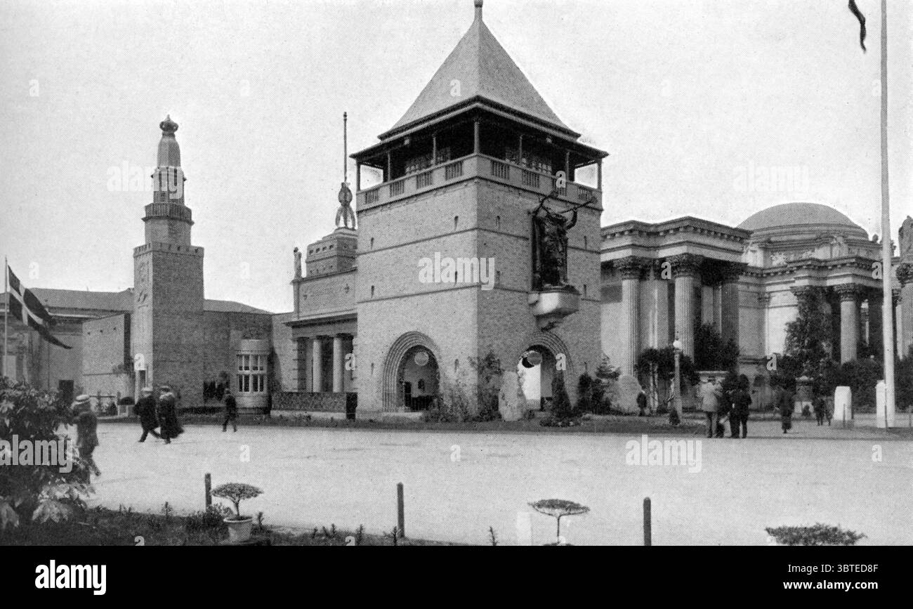 The Pavilion of Denmark , buildings originally constructed for the 1915 ...