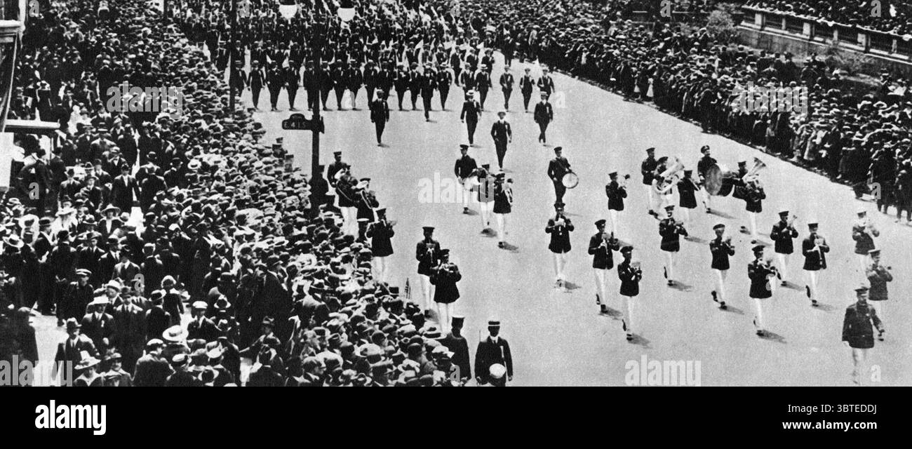 First World War Preparedness Parade , New York City , USA Stock Photo ...