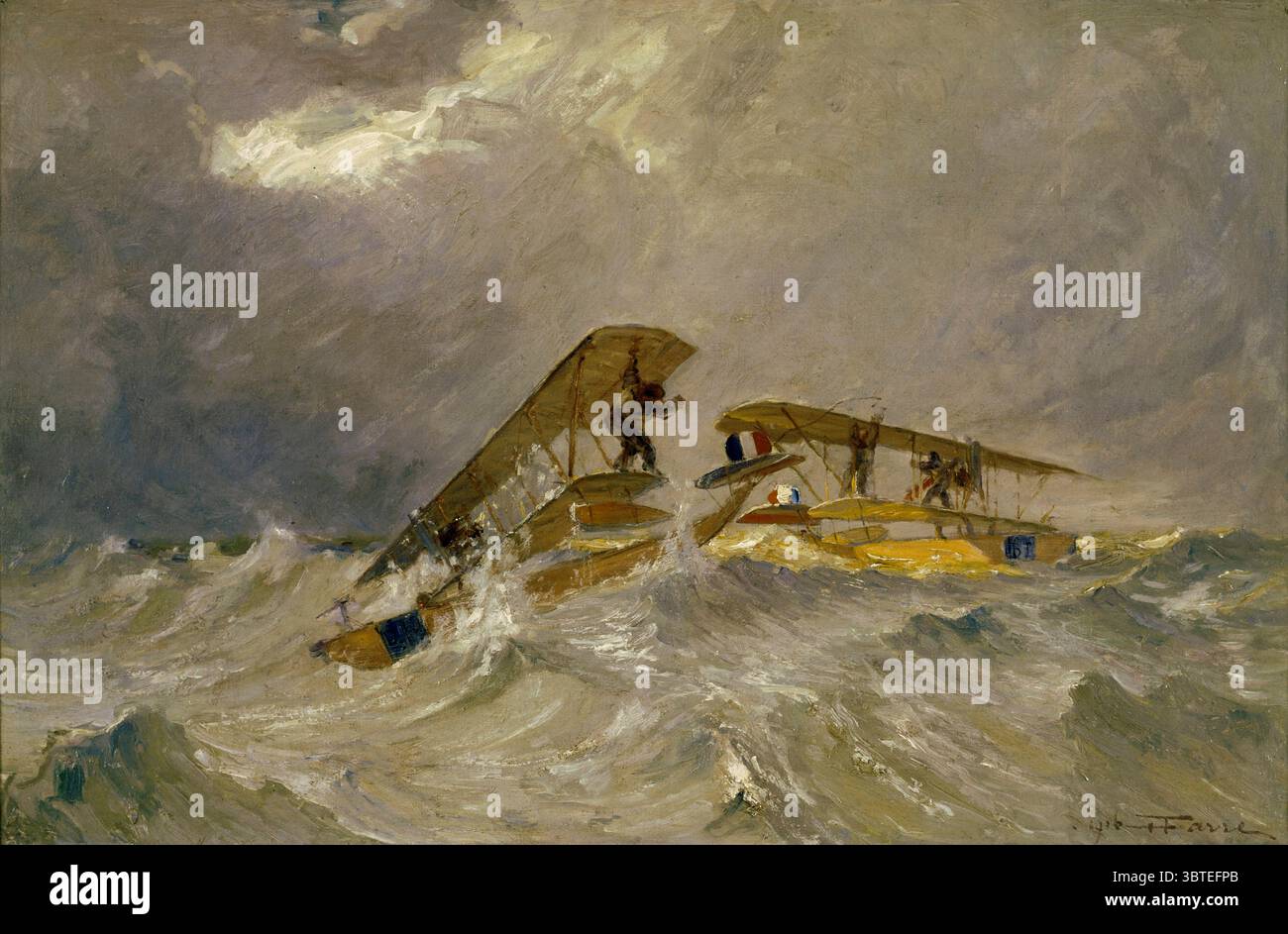 Seaplanes in the first world war by Henri Farre ©TopFoto Stock Photo ...
