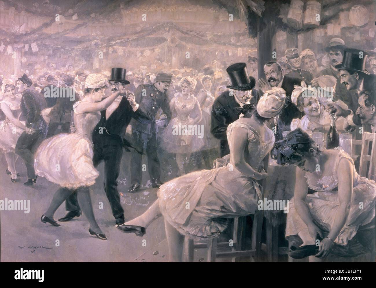 The Washermaid's Ball 1898 by Wilhelm Gause (1853-1916) ©TopFoto Stock ...