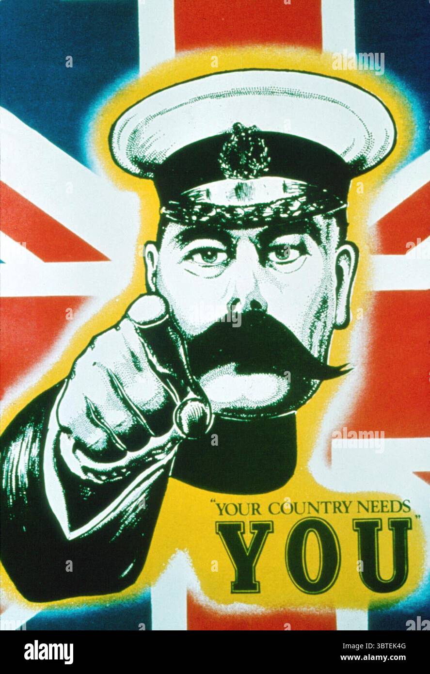 General Kitchener recruitment poster - WW1 Your Country Needs You Stock ...