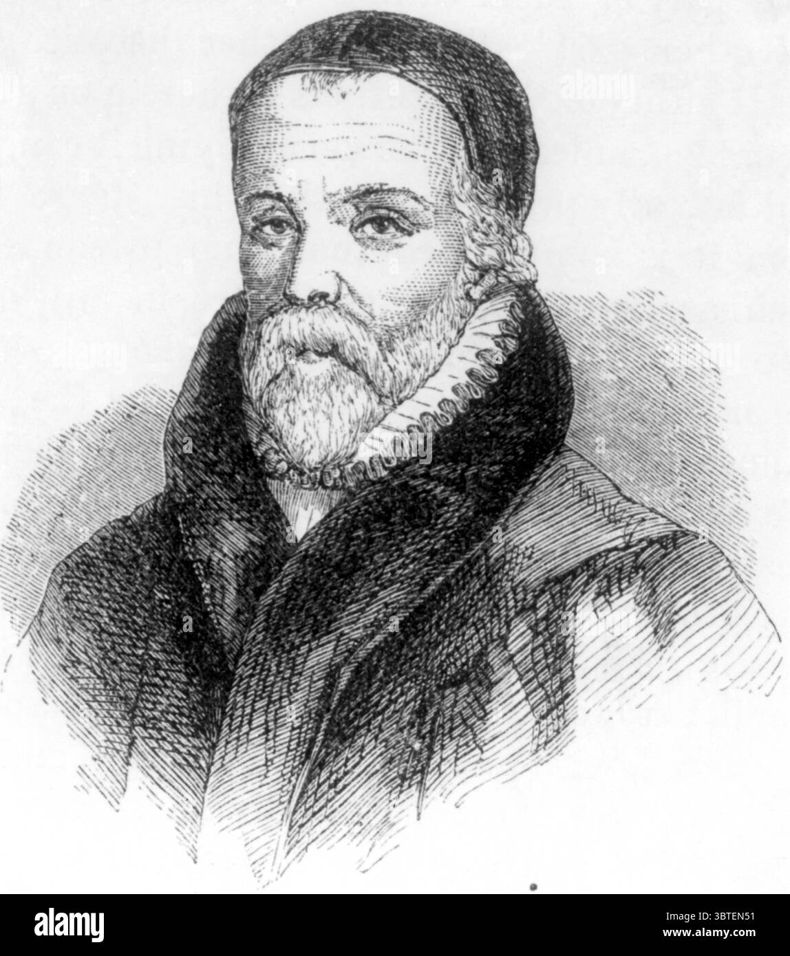 William Tyndale 1494-1536 English translator of the Bible Stock Photo ...