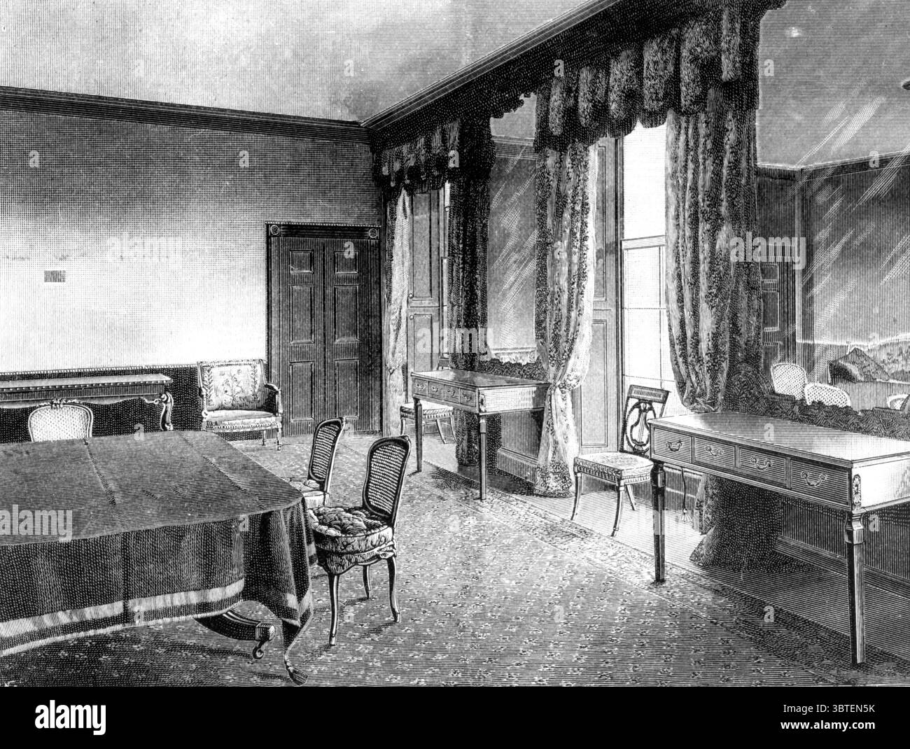 Kensington Palace , London Room in which Queen Victoria was born 1898 ...