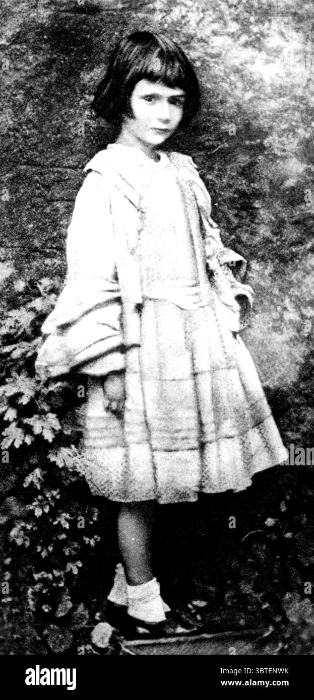 Alice Liddel, the original ' Alice in Wonderland' c.1860 Stock Photo ...