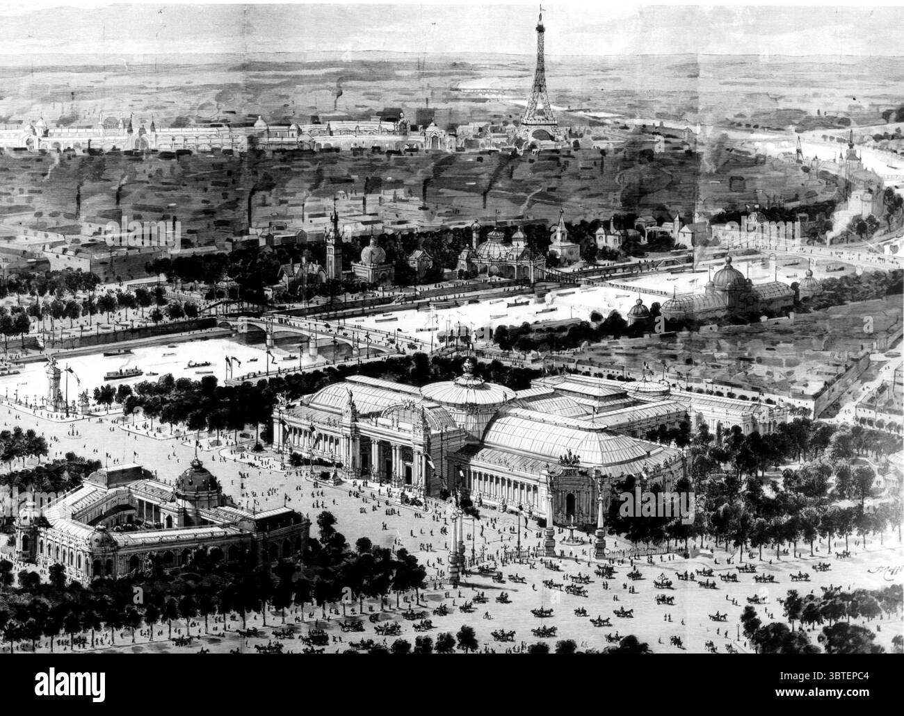 Paris Exhibition - 1900 Stock Photo - Alamy