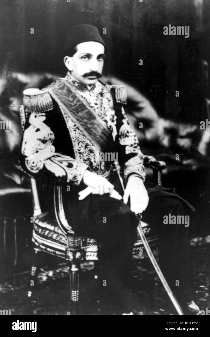 Sultan Abdul Hamid II of Turkey Stock Photo - Alamy