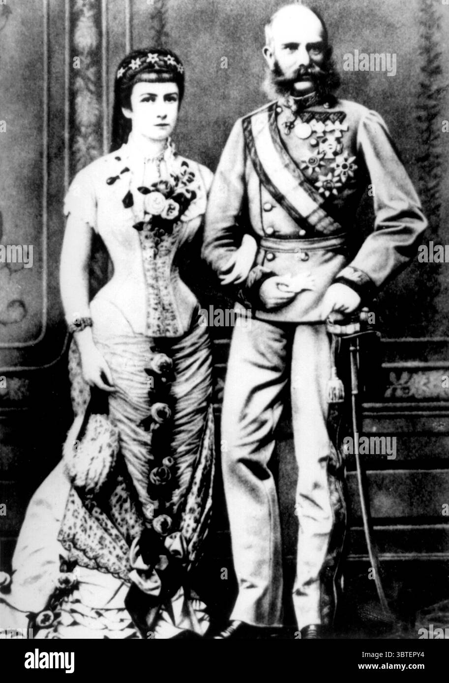 Emperor Francis Joseph & Empress Elizabeth, 1880s Stock Photo - Alamy