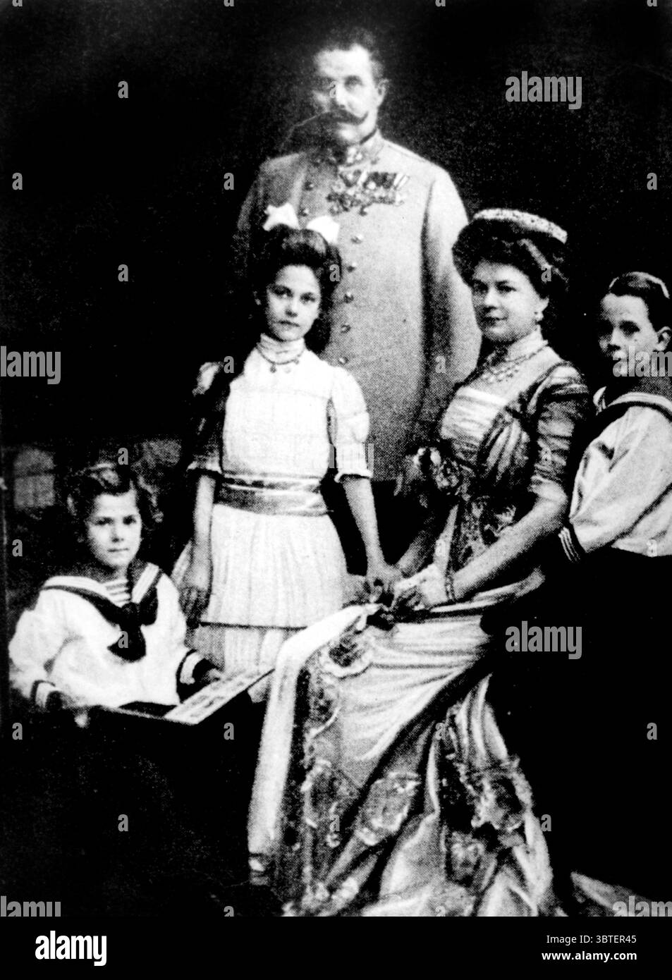 Arch Duke Franz Ferdinand of Austria & Family 2/11/29 Stock Photo - Alamy