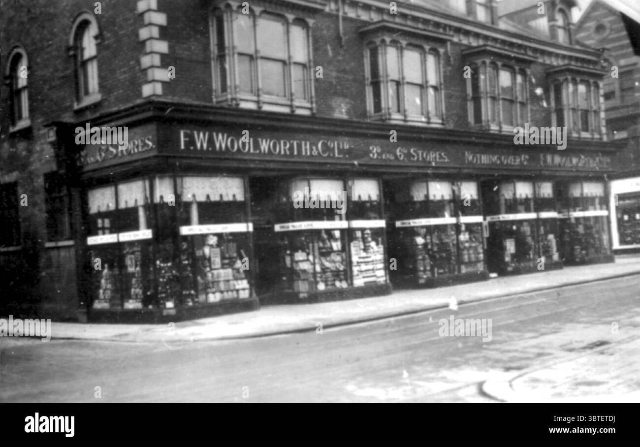 Woolworth shop Black and White Stock Photos & Images - Alamy
