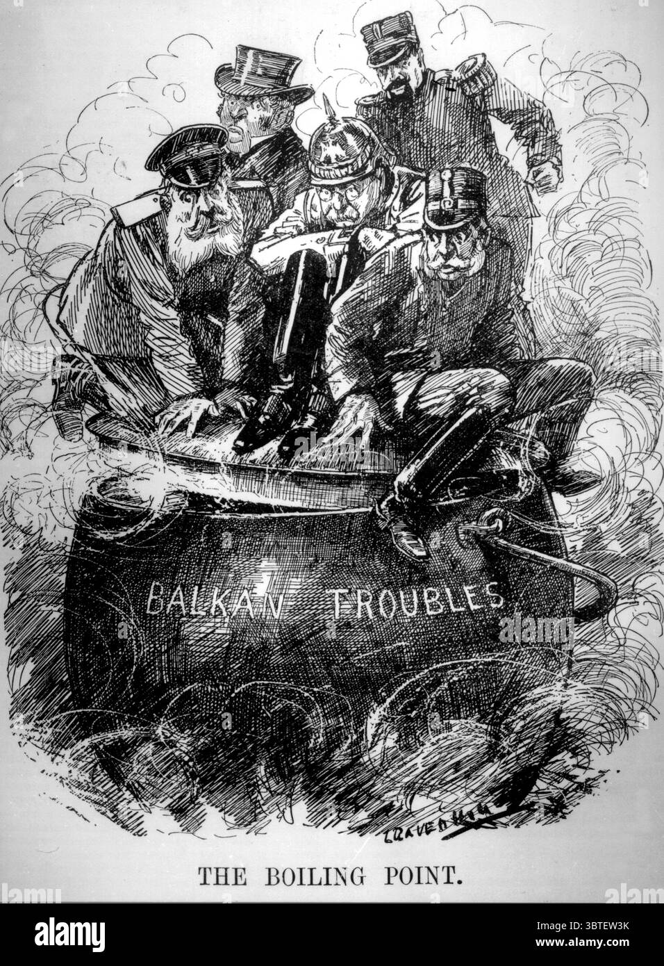 Balkan Troubles 'The Boiling Point' Stock Photo - Alamy