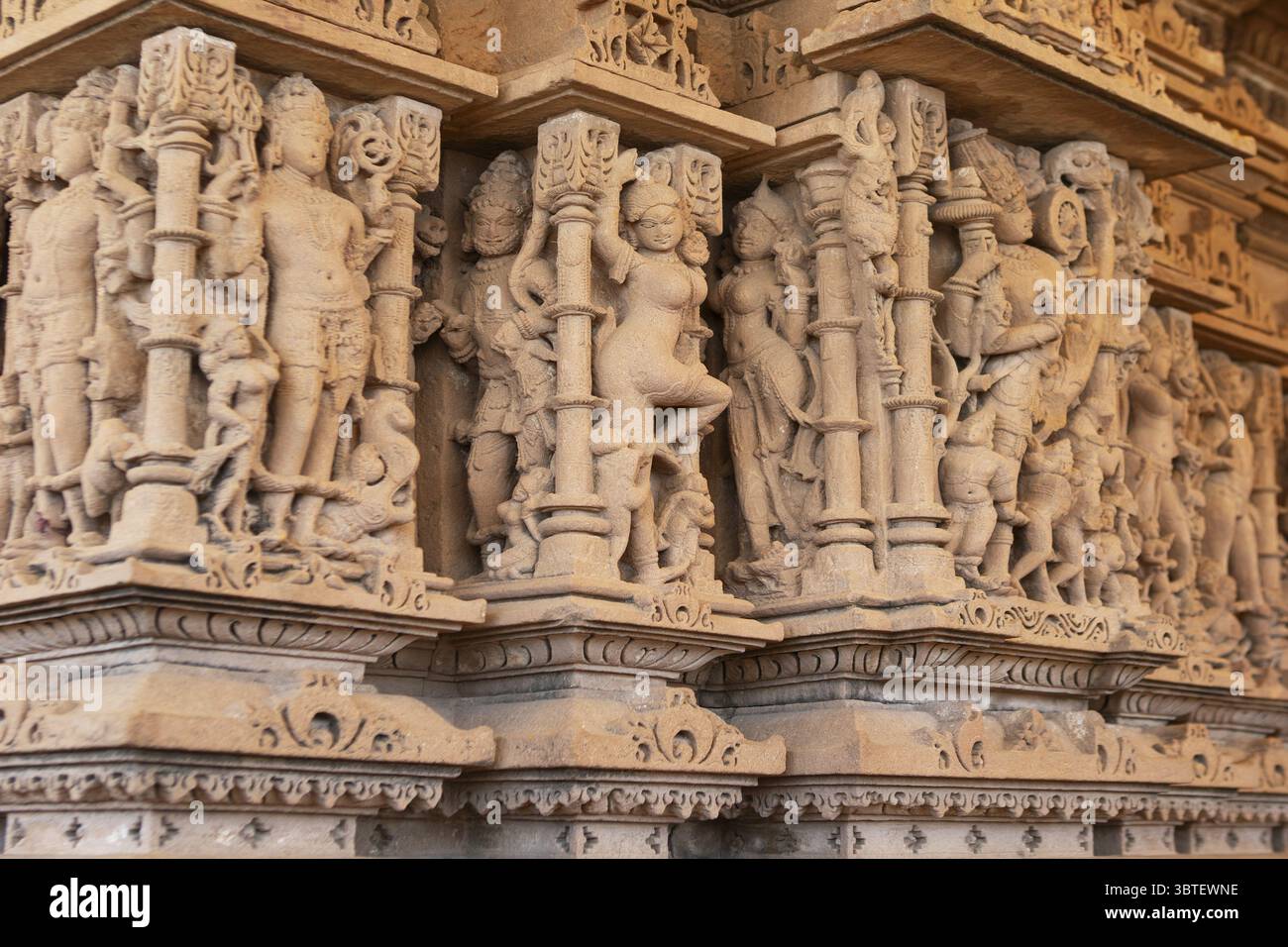 Sculptures at the Sacchiya Mata temple, Osian temple complex, Jodhpur ...