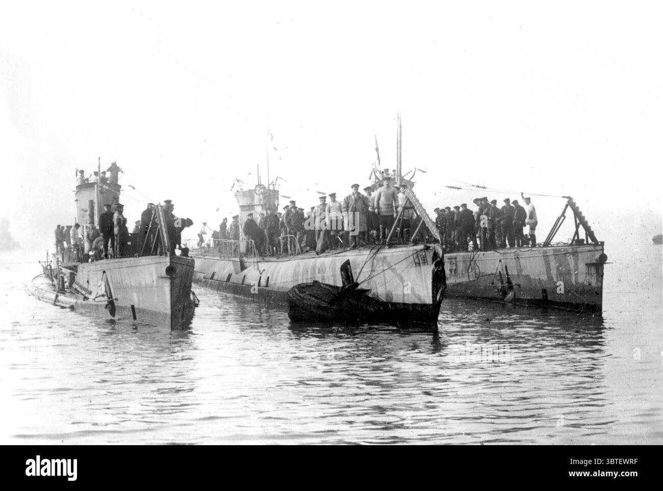German Submarines and crew from WWI Stock Photo - Alamy