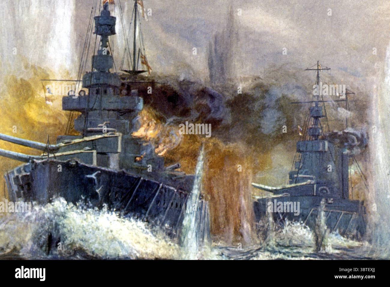 Battle of Jutland - World War 1 Stock Photo - Alamy