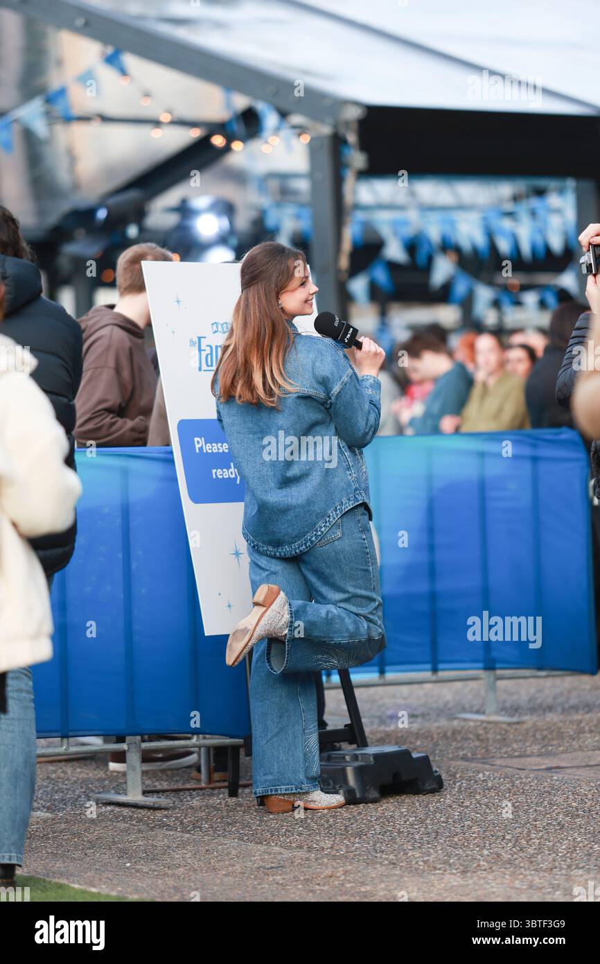 Starr McGregor attends the Sydney premiere of Fantastic Four, First ...